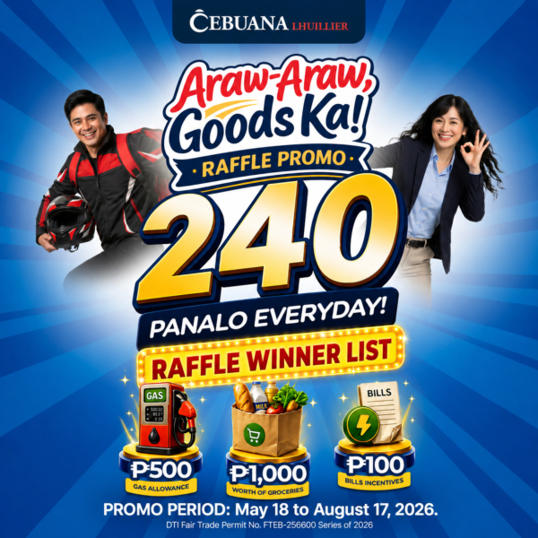 Araw Araw Goods Ka Raffle Winner List • Cebuana Lhuillier Pawnshop
